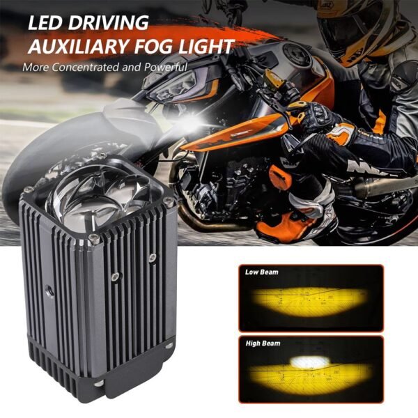Led Laser Fog Light Driving Spotlight Projector Lens/130W - AUTOLIGHTS