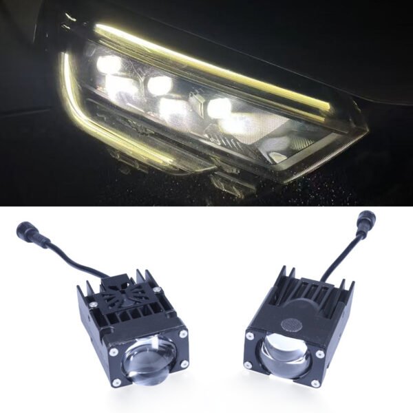 Matrix Bi Led Projector Lens Mini Driving Spotlight Led Headlight/80W ...